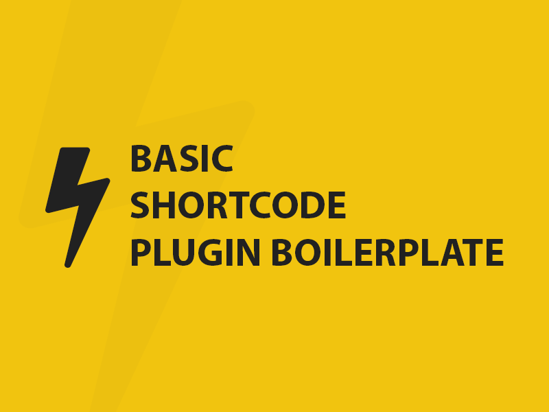Coding A Basic Shortcodes Wordpress Plugin Boilerplate