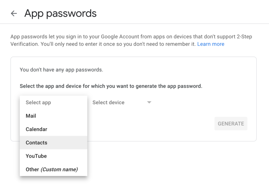 Generate Gmail App Password to Send emails with 2FA Two Factor ...
